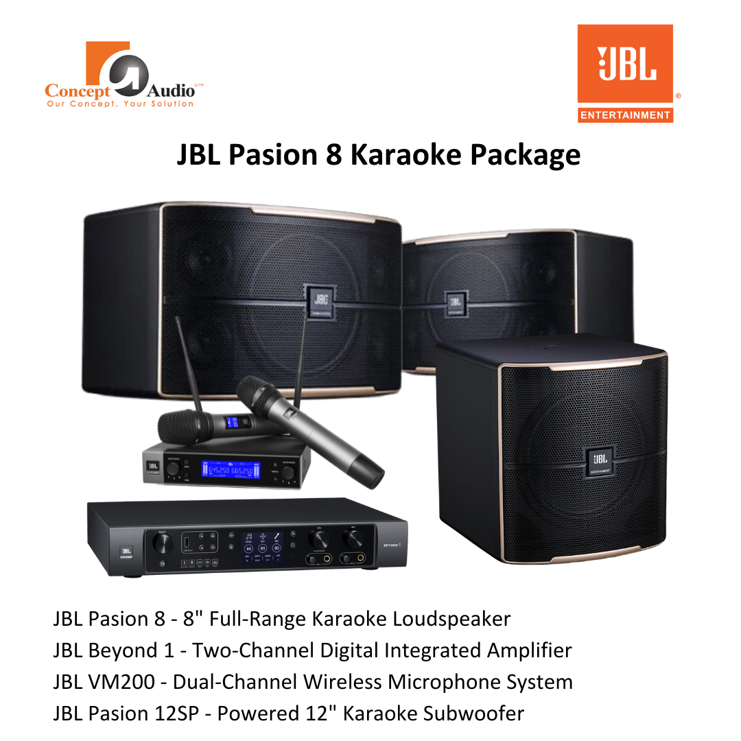 JBLPasion 8 Karaoke Package